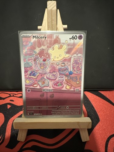 Pokemon TCG - SV Stellar Crown - Milcery Illustration Rare 152/142 NM/M ...