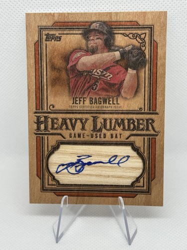 2025 Topps Series 1 Jeff Bagwell Heavy Lumber Auto HLAR-JBA Case Hit ...