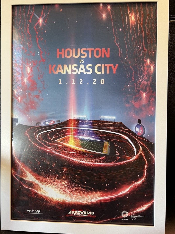 Arrowhead Poster Series Super Bowl Liv Winning Season Complete Set ...