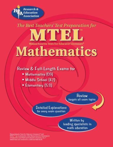 Mtel Teacher Certification Test Prep Ser.: MTEL Mathematics by Research ...