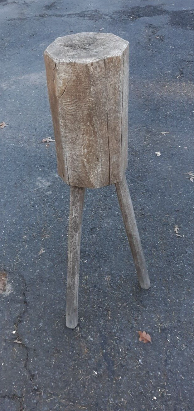 Antique Primitive Chopping Block for Poultry ? | eBay