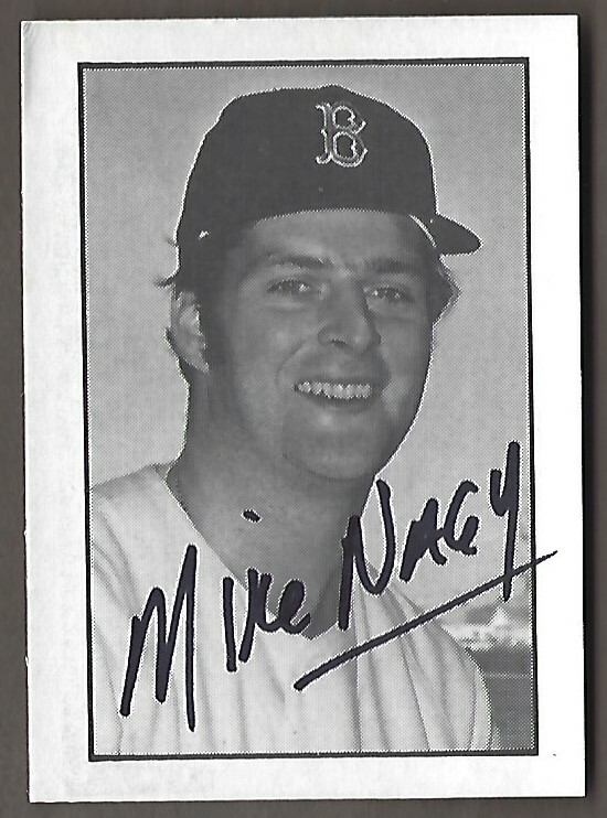 1982 Boston Globe Mike Nagy Card #98 Autograph Signed Red Sox | eBay