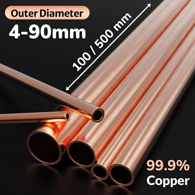Copper Microbore Outer diameter 4mm-90mm Copper Pipe Tube - Length ...