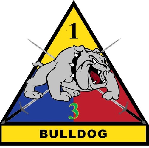 US Army 1st Armored Div 3rd Brigade Combat Team "Bulldog" Self-adhesive ...