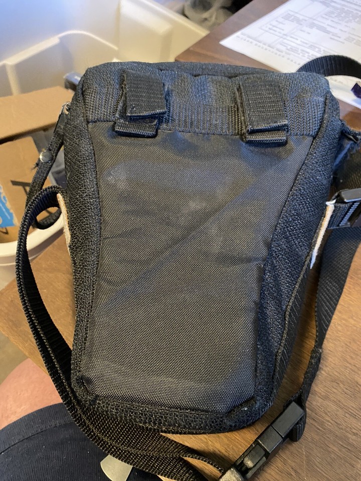 Camera case black w/ shoulder strap and belt loops | eBay