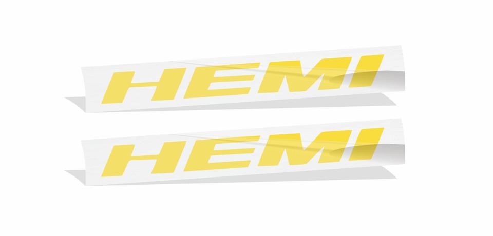HEMI Fender Badge Overlay Decals (pair) - 2011-2019 Dodge Charger | eBay