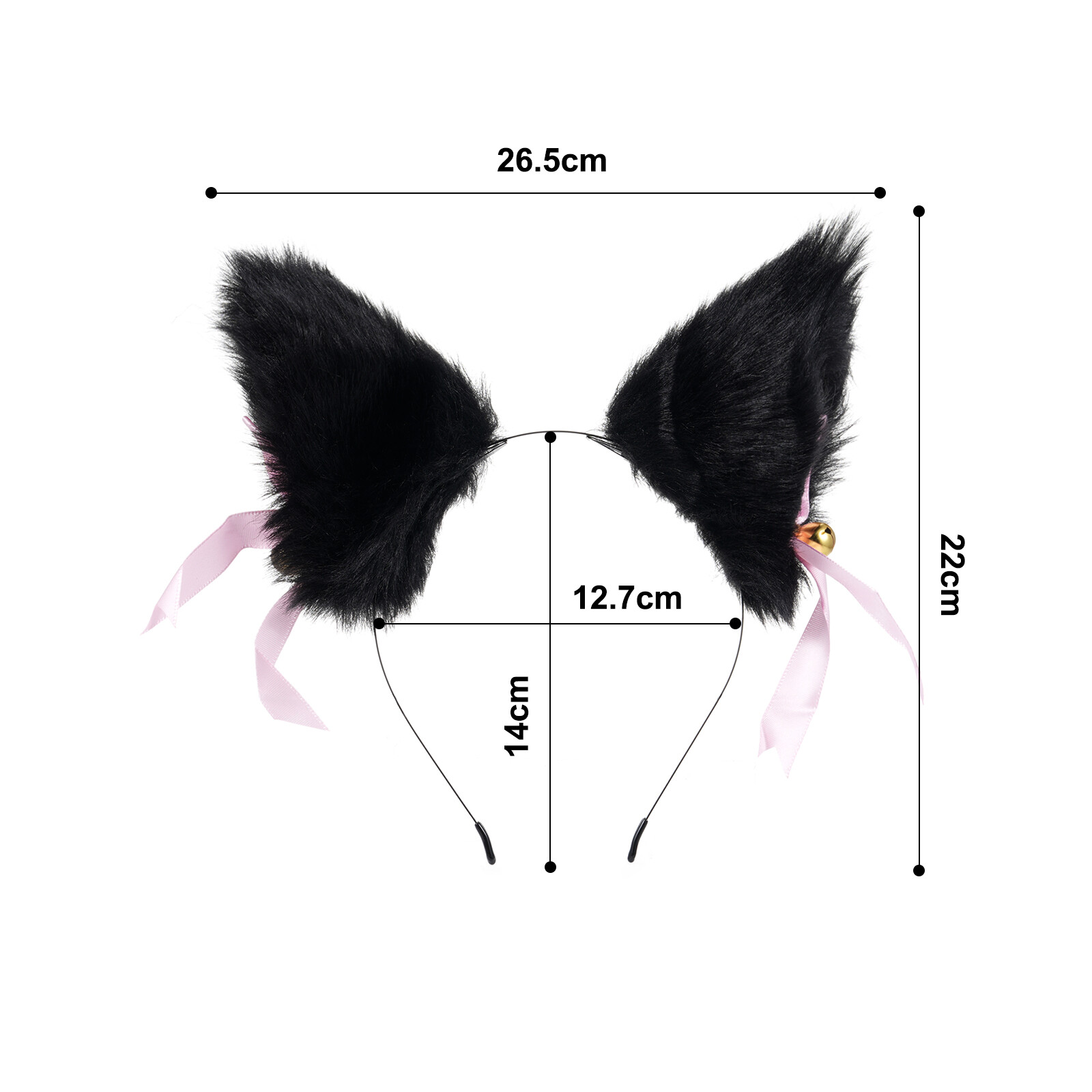 Plush Fox Ear Hair Clip Headband Hair Accessory Cute Furry Fox Ear ...