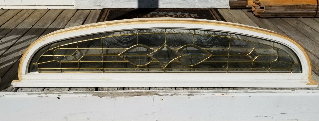 Therma Tru 'Arcadia' Elliptical Transom Window; 64inx14in. For 36" Door ...