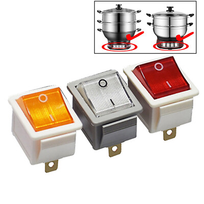 Rocker Switch Power switch Electric Wok Electric Rice Cooker Big 3-pin ...