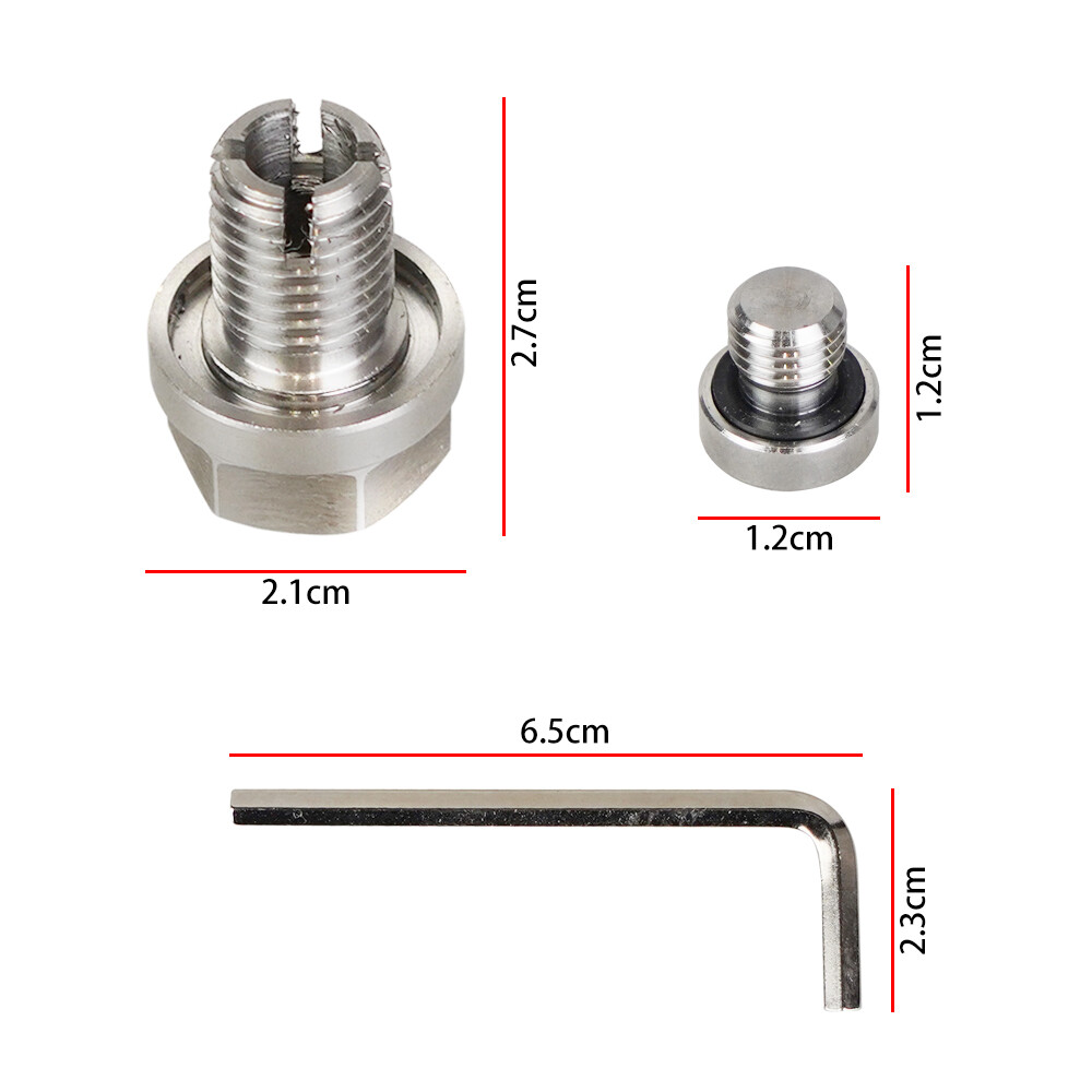 Oil Drain Plug M12.1X1.5 Self Tapping Oil Pan Thread Repair Kit with O ...