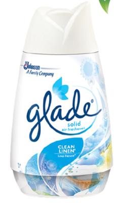 Glade Solid Gel Long-Lasting Air Freshener Pure Clean Linen 150g | eBay