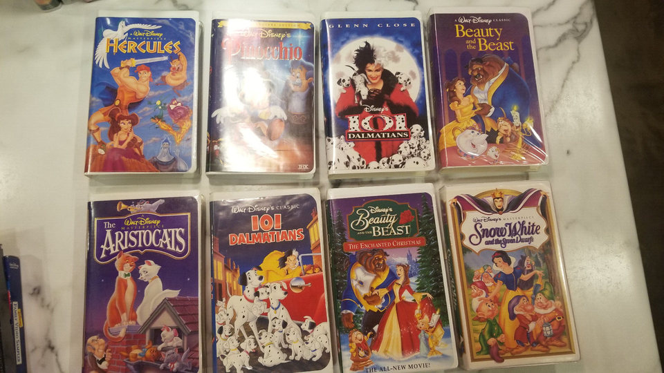 Lot Of 17 Vintage VHS Tapes Disney Black Diamond/Masterpiece/Classics ...
