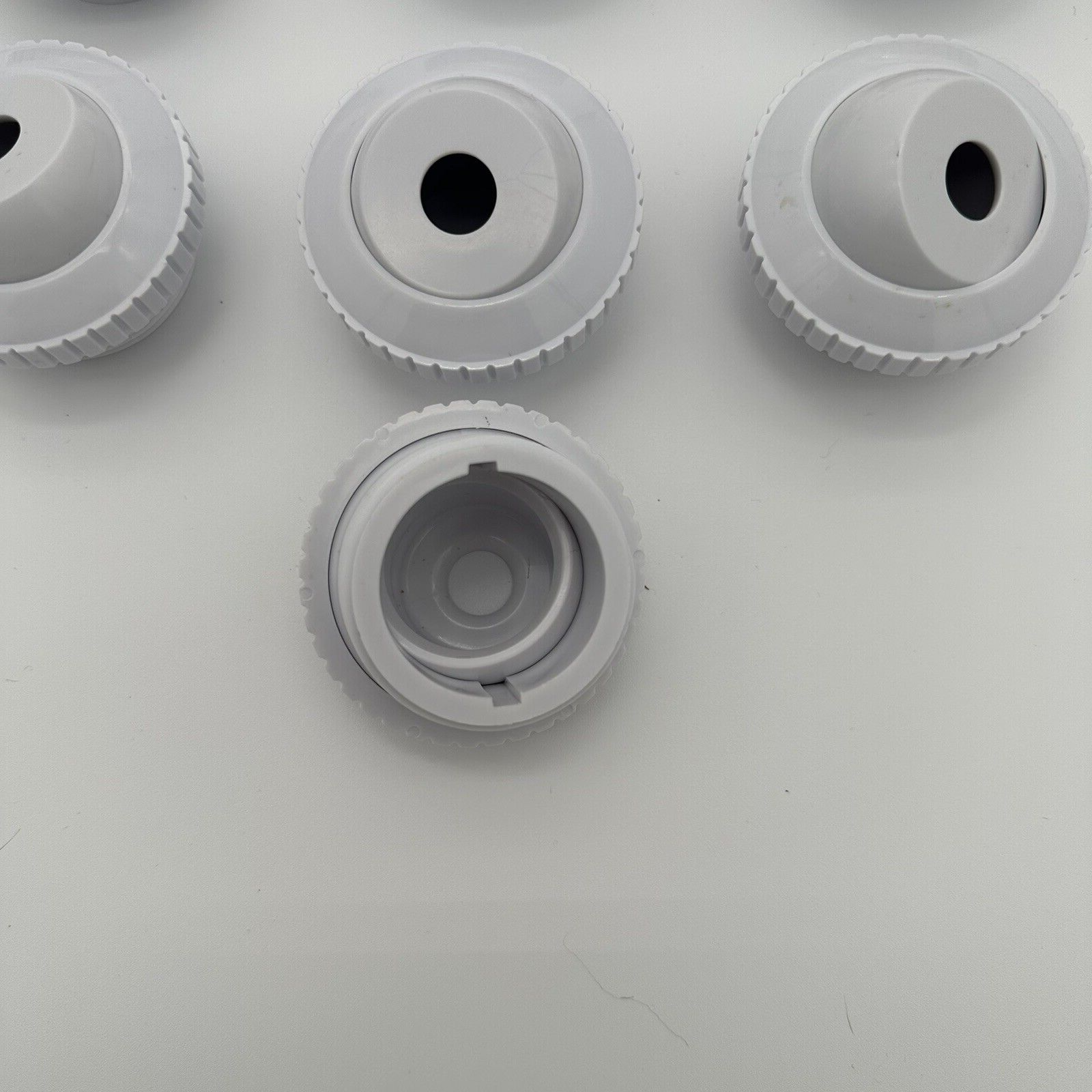 Set of 7 Hayward SP1419B 1-1/2" Pool Return Jet Eyeball 3/8" White (Spa ...