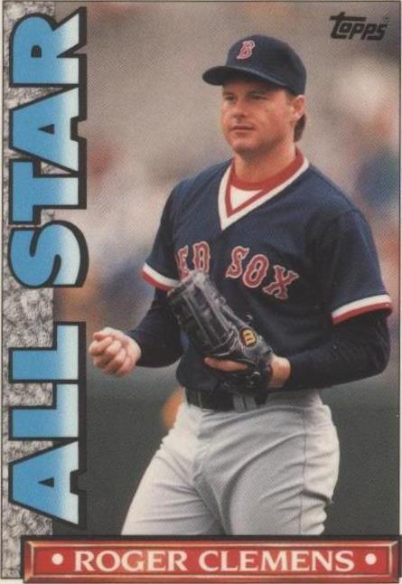 1990 Topps TV Glossy All-Star Set - Roger Clemens #25 for sale online ...