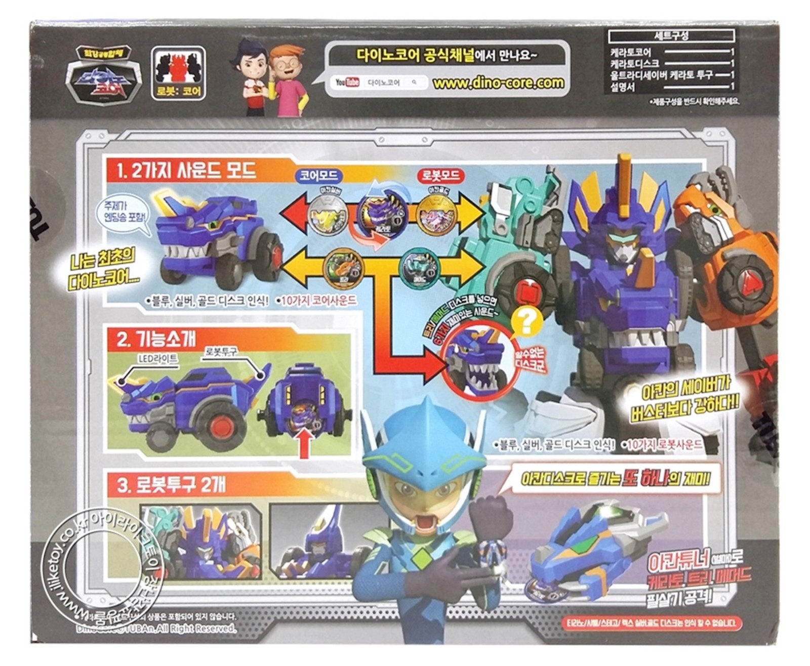 Dino core 2 CERATOCORE Ceratosaurus Copolymer Robot Dinosaur ...