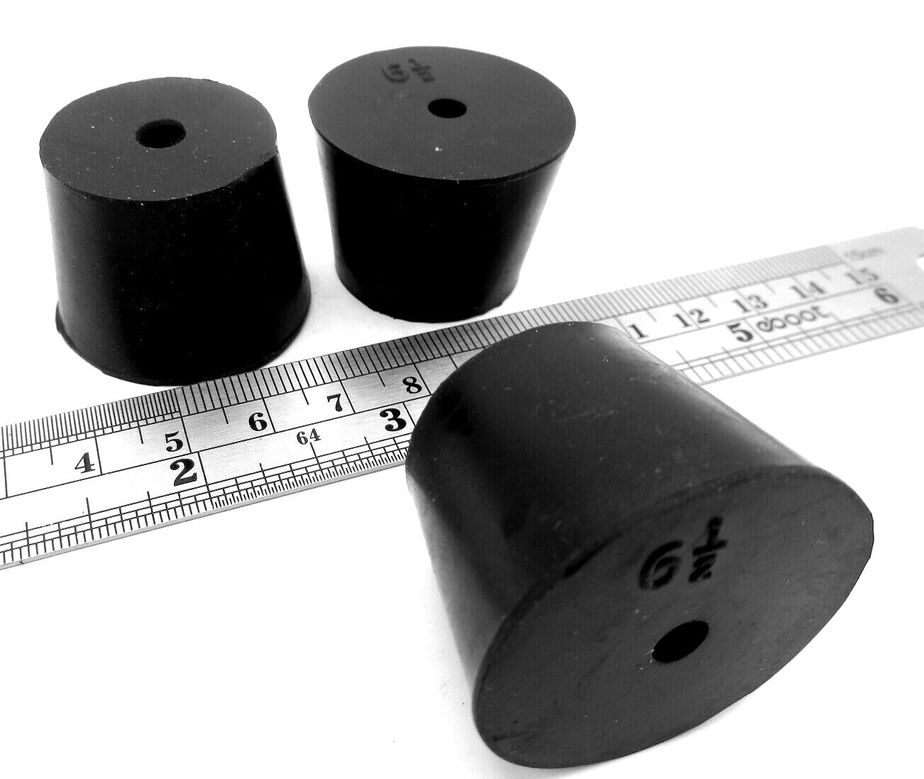 #6.5 Rubber Stopper 1 Hole, Plug 1 1/8" To 1 1/4" Hole, Plug 27 mm To ...