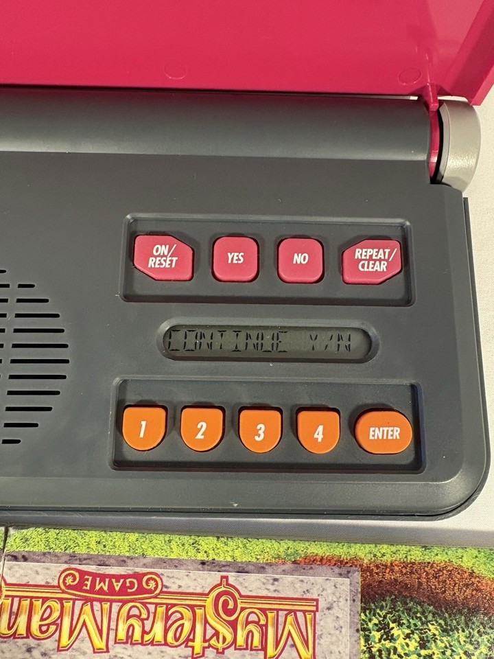 Mystery Mansion Electronic Talking Game 1995 WORKS - Complete! Parker ...