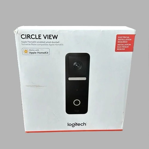 Logitech Circle View Apple HomeKit enabled Wired Doorbell | eBay