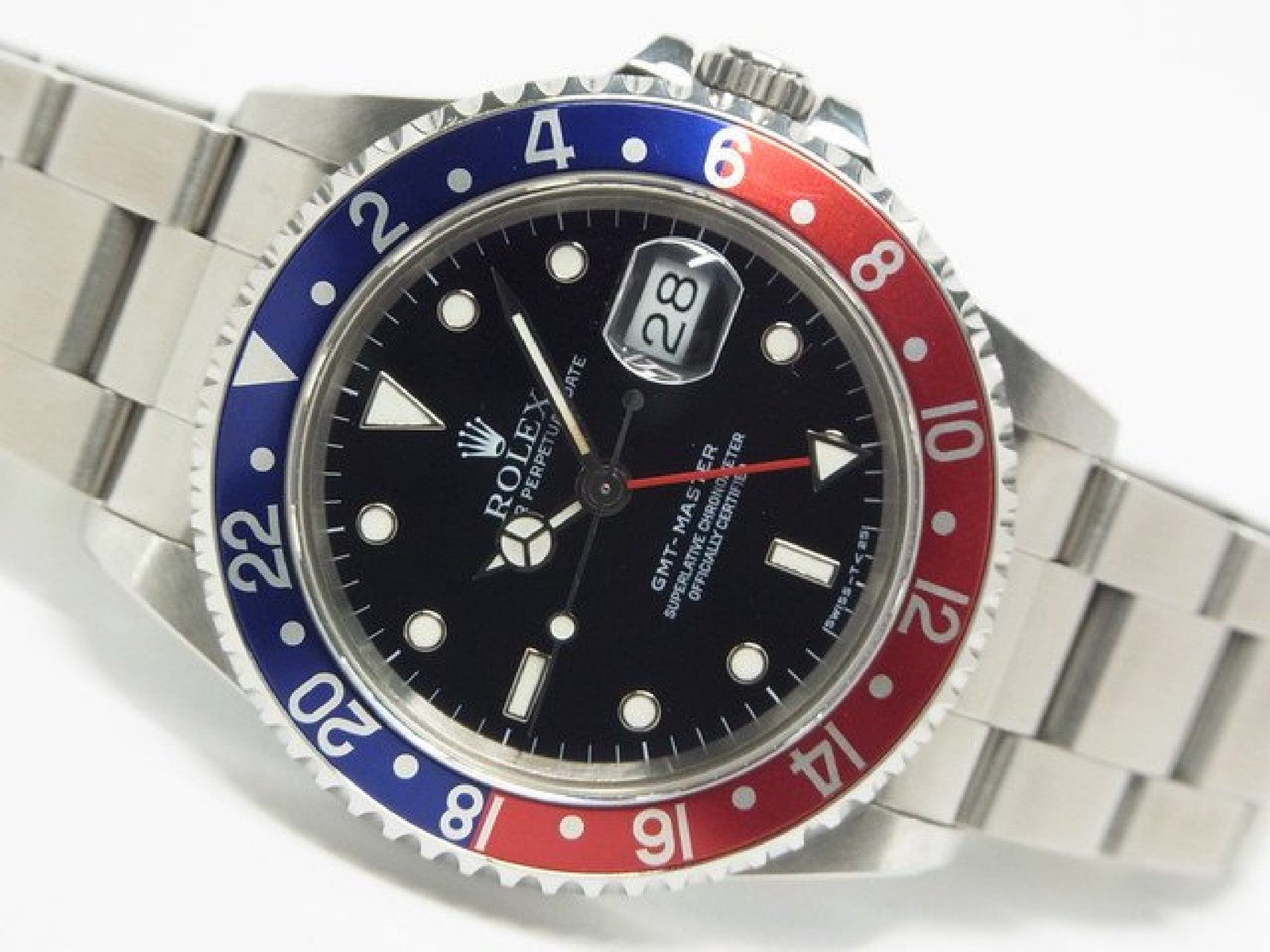ROLEX GMT Master red blue bezel 16700 X series Mens16… - Gem