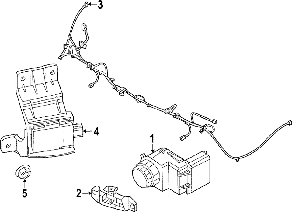 Genuine Kia Park Sensor Holder 86683-DW000 | eBay