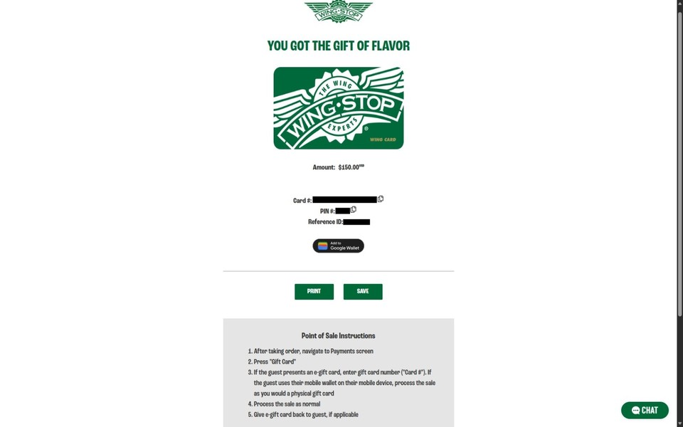 Wingstop $150 DIGITAL Gift Card - email delivery | eBay