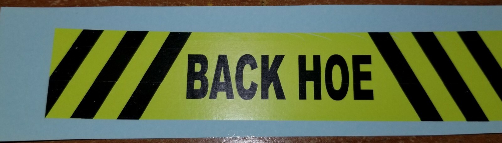 WIDE TONKA TRUCK BACK HOE VINYL PEEL AND STICK Decals SET | eBay
