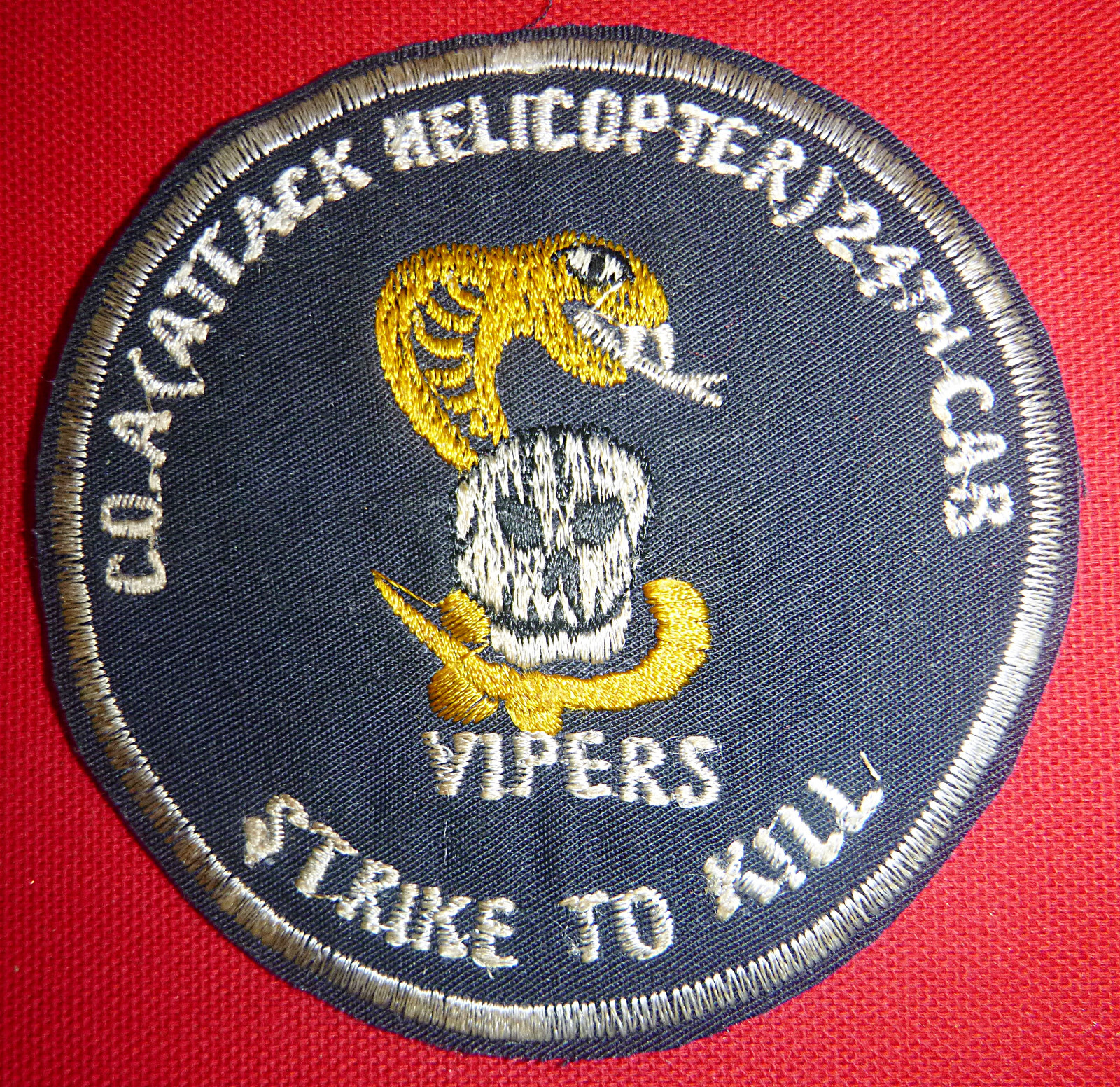Strike to Kill - VIPERS - 1970's - 1980's Patch - 24th Combat Aviation ...
