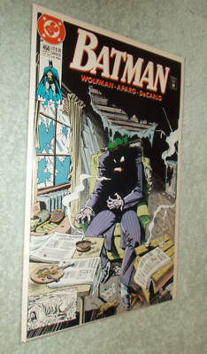 BATMAN # 450 FINE- DC COMIC 1990 COPPER AGE BRIEF ORIGIN OF THE JOKER ...