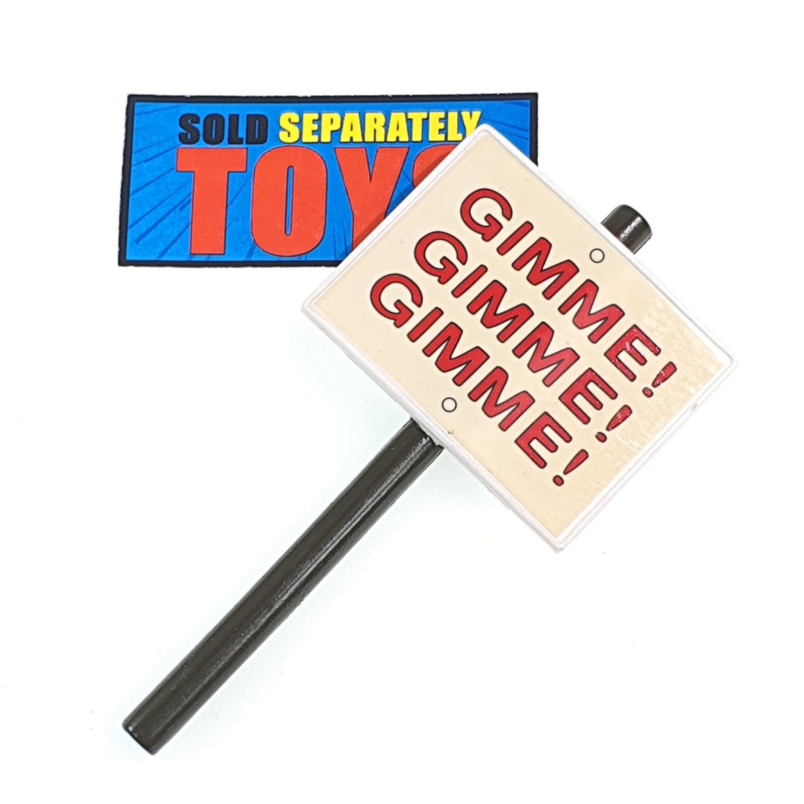 The Simpsons Miss Hoover GIMME! SIGN original Playmates accessory part ...