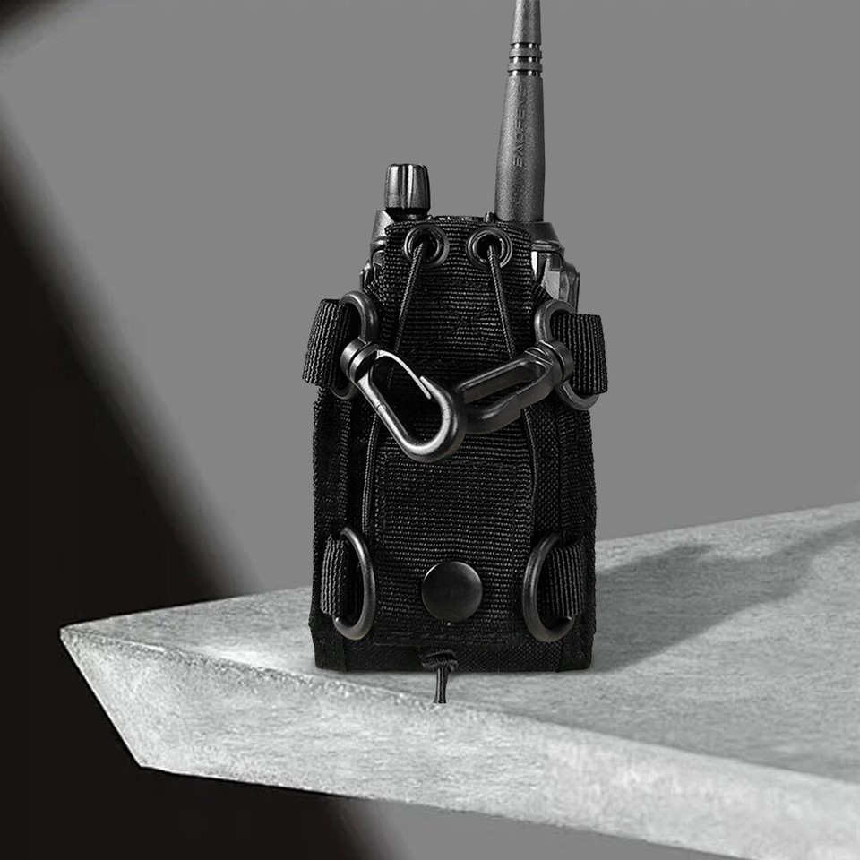 Walkie Talkie Pouch Adajustable Strap Two Way Radio Case Storage Bag ...