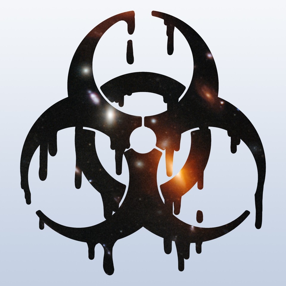 Biohazard Sticker - Dripping Safety Symbol Patterned Decal | eBay