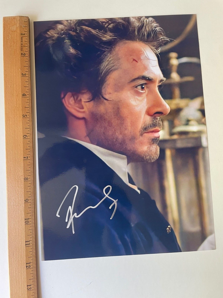 Robert Downey Jr Sherlock Holmes Photo Hand Signed Autograph 8 x 12 ...
