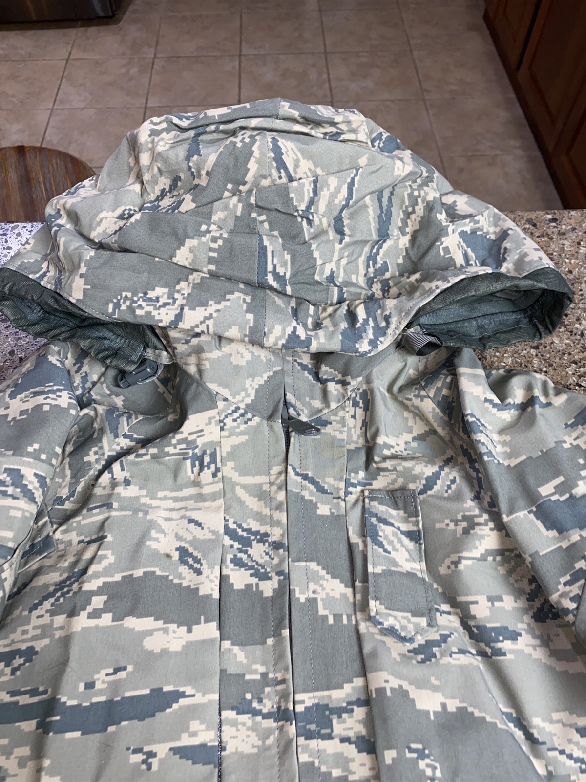 USAF Gore Tex Parka APECS ABU Military Tiger Stripe D… - Gem