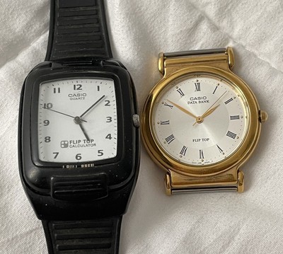 Vintage Casio Flip Top Ia-1000 And Ftp10 Calculator-Data Bank For ...