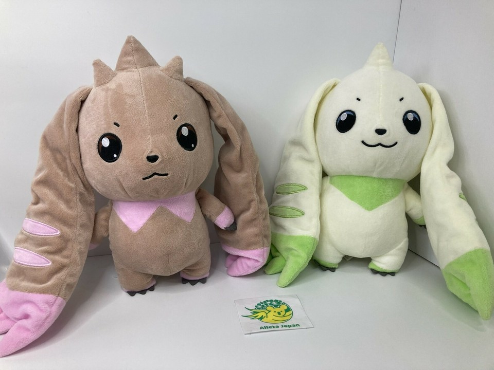 Terriermon Doll Stuffed Digimon Lopmon Adventure Tamers Plush set of 2 ...