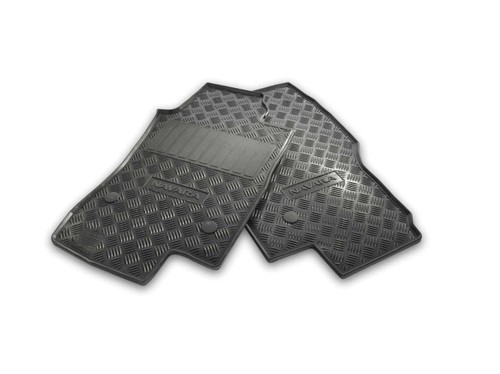 New Genuine Nissan Navara D40 series STX Front Rubber Floor Mats | eBay