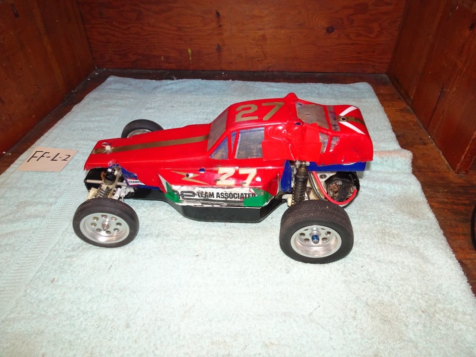Vintage Team Associated RC10 Rare Custom RC 10 Gold Pan Aluminum Wheels ...