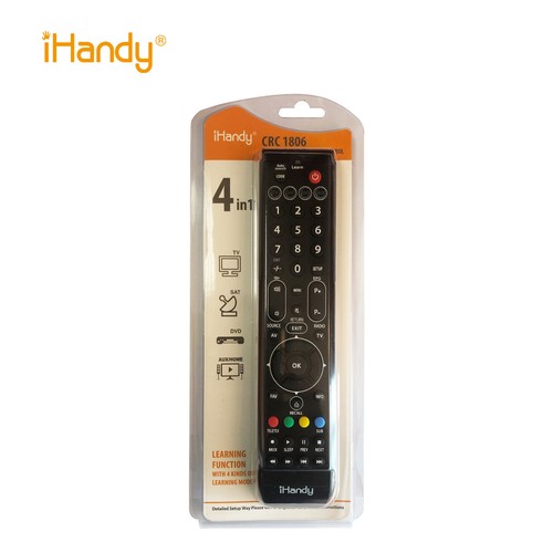 iHANDY CRC-1806 4IN1 Universal Remote for TV/SAT/DVD/AUX with Learn Function | eBay UK