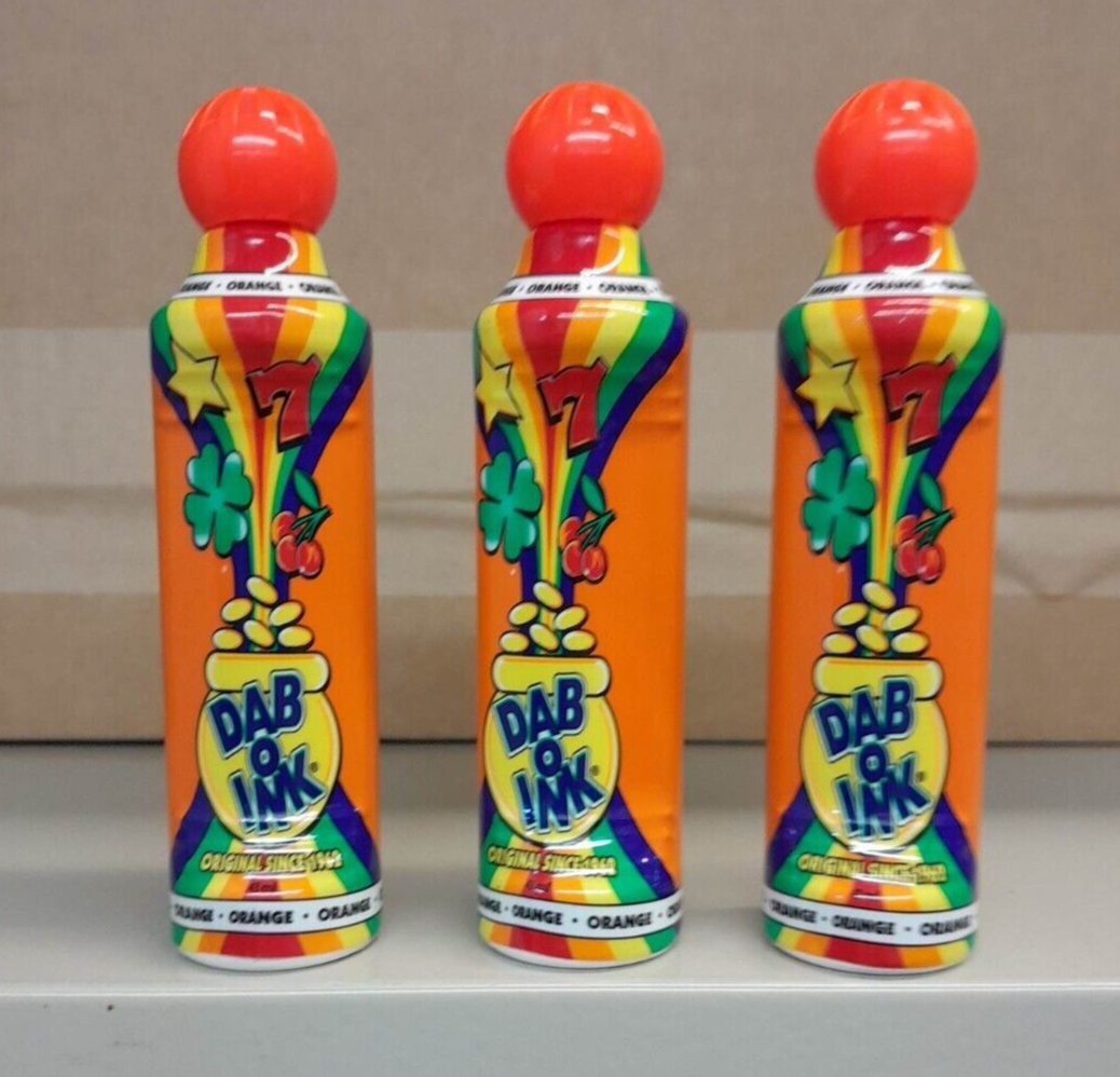 12 Pack of Classic Orange Dab O Ink Bingo Dabbers for Playing Bingo | eBay