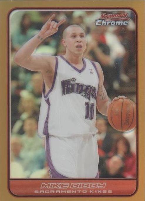 2006-07 Bowman Draft Picks & Stars - Chrome Mike Bibby #28 Gold ...