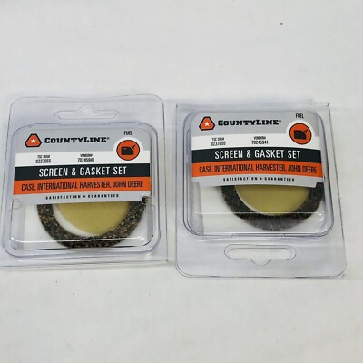 LOT OF 2 COUNTY-LINE® FUEL SEDIMENT BOWL SCREEN&GASKET SET | eBay