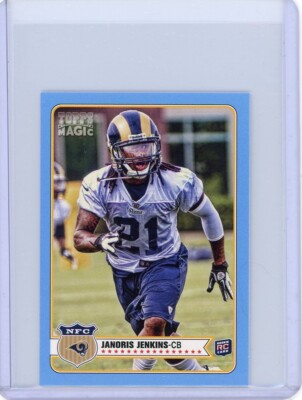 2012 TOPPS MAGIC MINI BLUE JANORIS JENKINS RC ROOKIE #212 RAMS GATORS ...