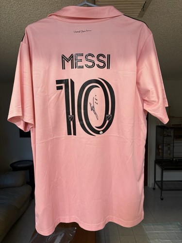 Lionel “Leo” Messi Signed Autographed Inter Miami Jersey Adidas X-large ...