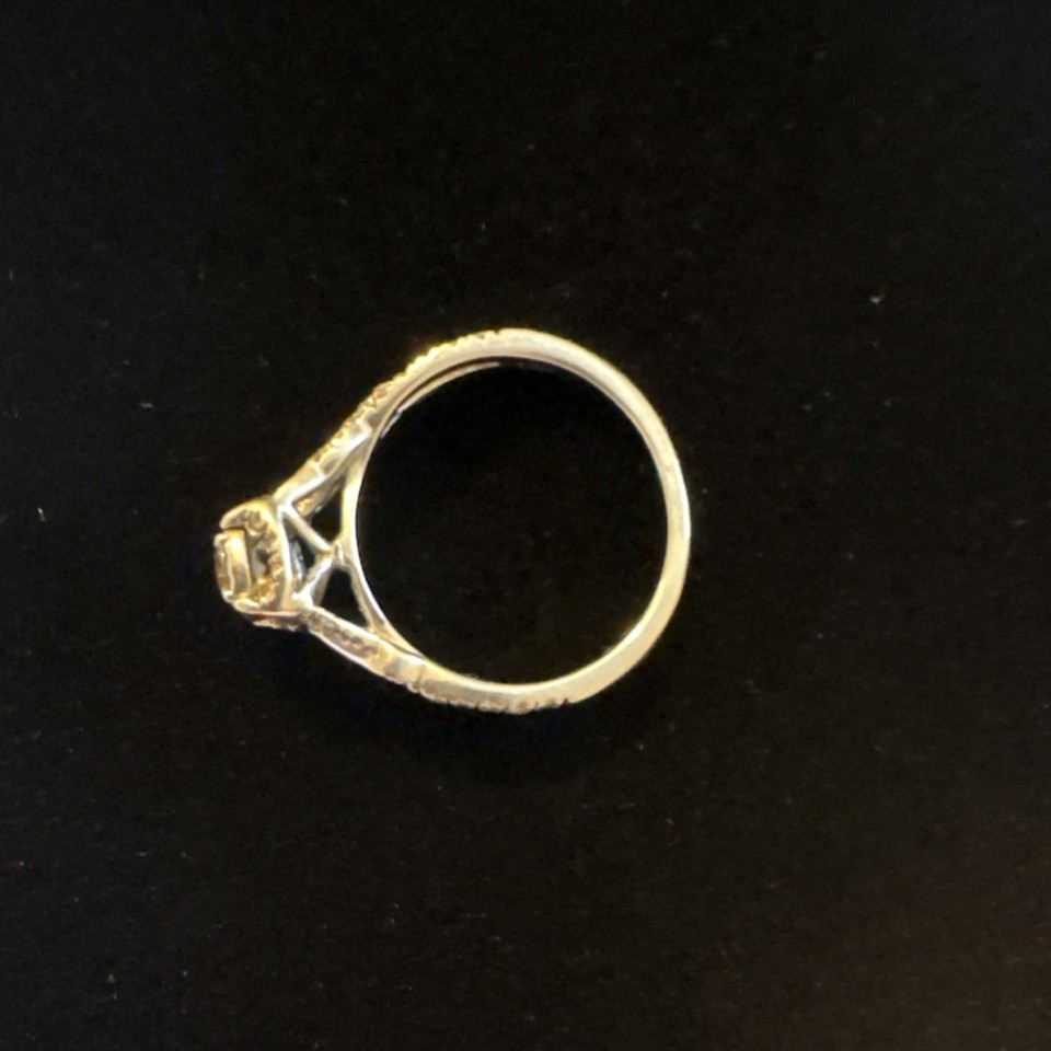 Kay Jewlers White Gold Diamond Twist Engagement Ring Size 5.5 | eBay