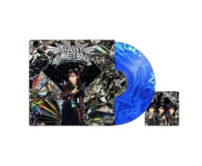 Babymetal SIGNED LP Metal Forth Moa-Metal BLUE COLORED Vinyl Record ...