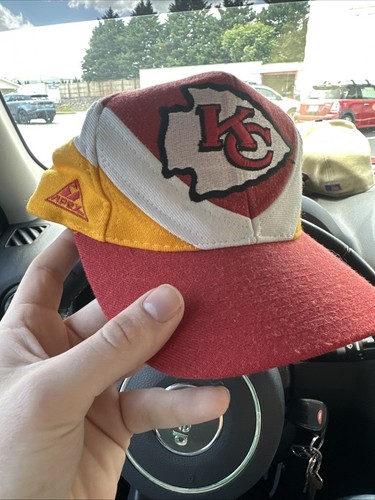 Vintage 90s Kansas City Chiefs NFL Logo Apex Pro Line Side Wave VTG ...
