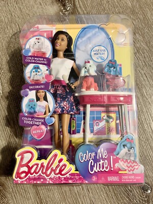 Barbie Color Me Cute Doll Change Color Decorate New Sealed | eBay