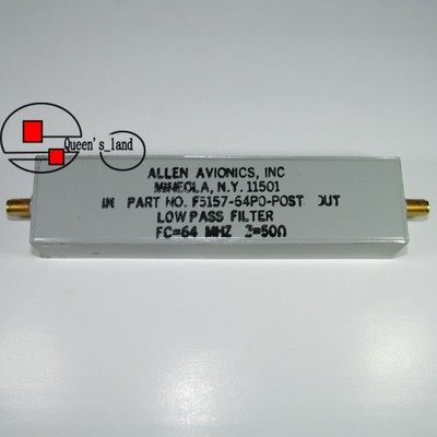 Filters - Coaxial Low Pass Filter