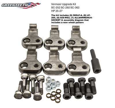 Greenteeth® UPGRADE Kit VERMEER SC 252, SC 292, SC 362 - 900 series ...