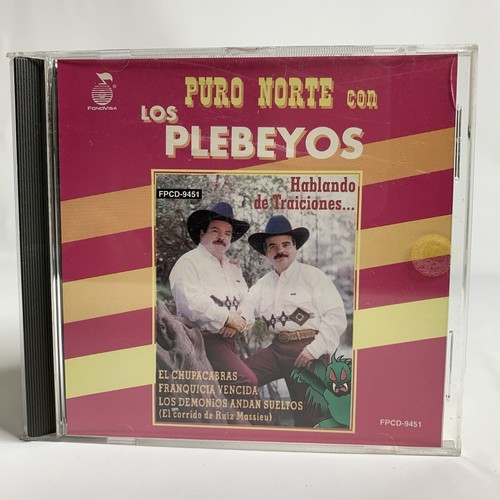 Los Plebeyos CD Puro Norte 1996 Fonovisa Vete Con El Grupero Cumbias | eBay